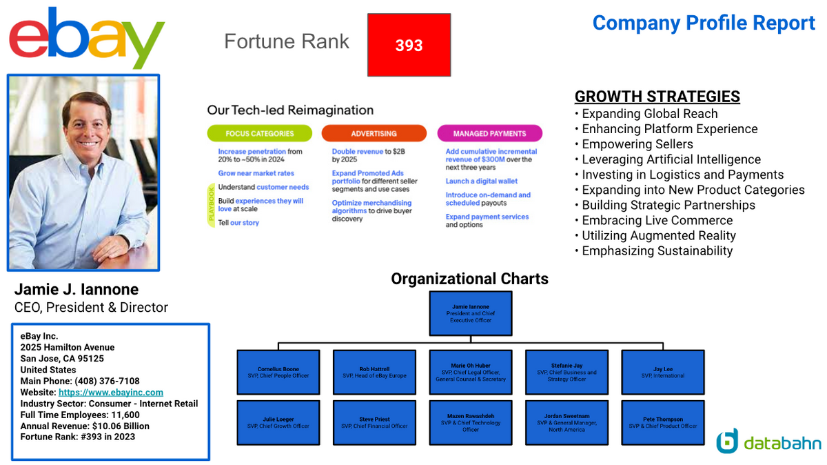 eBay Company Profile Report - eBay Org Charts – databahn